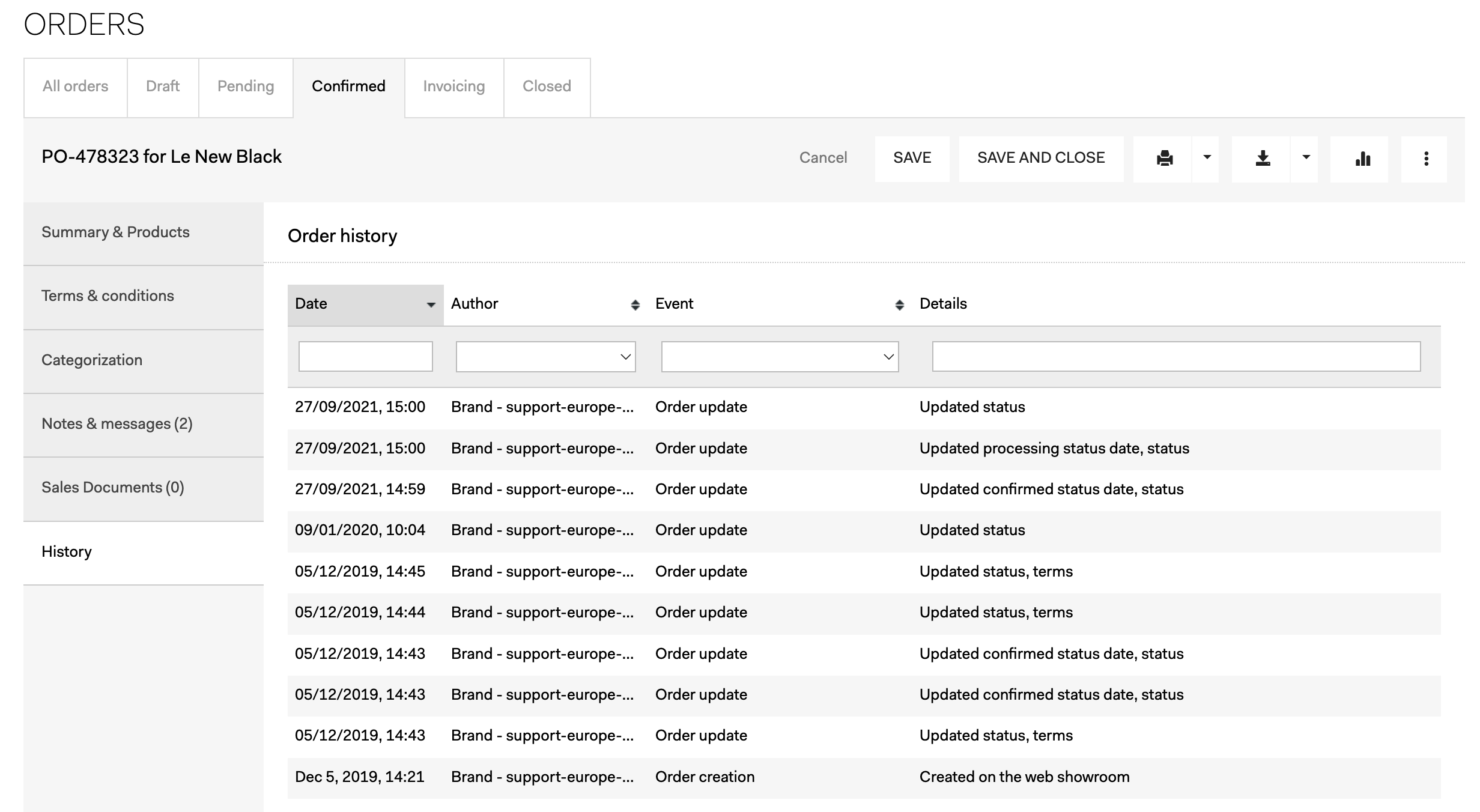 [orders] View order history – Le New Black Help Center